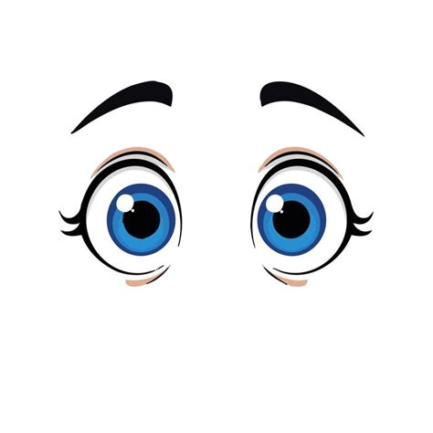 Cartoon Eyes Clipart Vector Art Icons And Graphics For Free Download