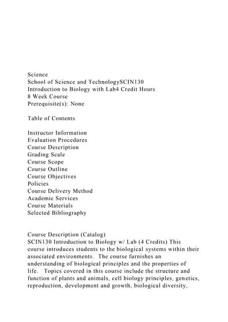 General Biology Genbio1 Orientationpptx Biological Sciences Science
