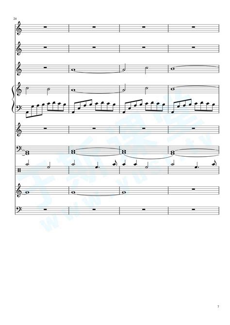 遥远的旅途钢琴曲谱，于斯课堂精心出品。于斯曲谱大全，钢琴谱，简谱，五线谱尽在其中。