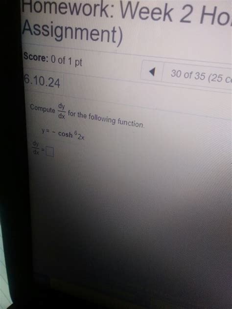 Solved Homework Week 2 Ho Assignment Score 0 Of 1 Pt 30