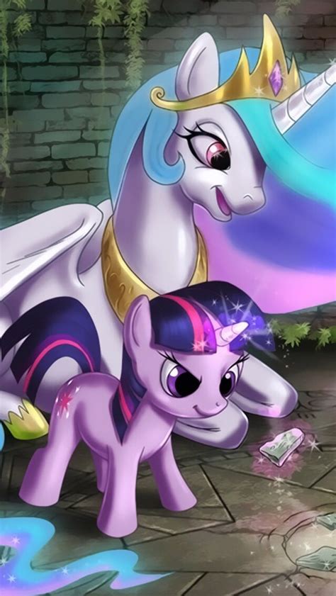 Mlp Twilight Sparkle And Princess Celestia