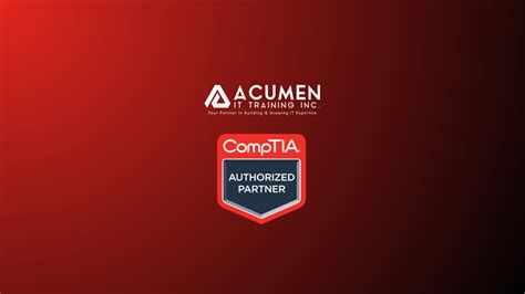 Comptia Tech Acumen It Training Inc