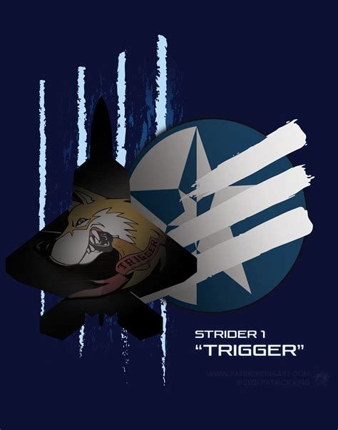 Ace Combat Trigger Sticker Fighter Plane Video Game Etsy