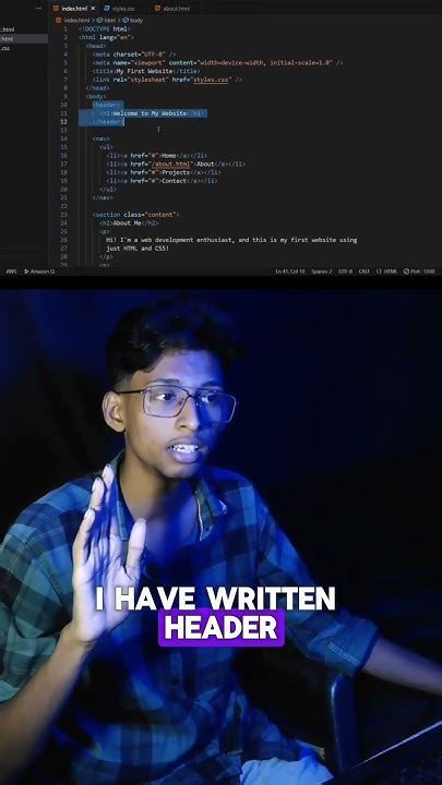 Build Your First Website With Just Html And Css No Javascript Needed Shorts Javascriptdev