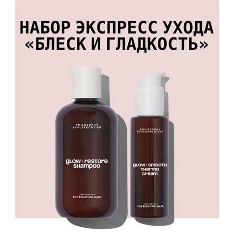 Набор для блеска и гладкости волос "Экспресс Восстановление", 1*250 мл ...