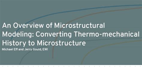 Using Icme Framework To Develop Predictive Models For Microstructural