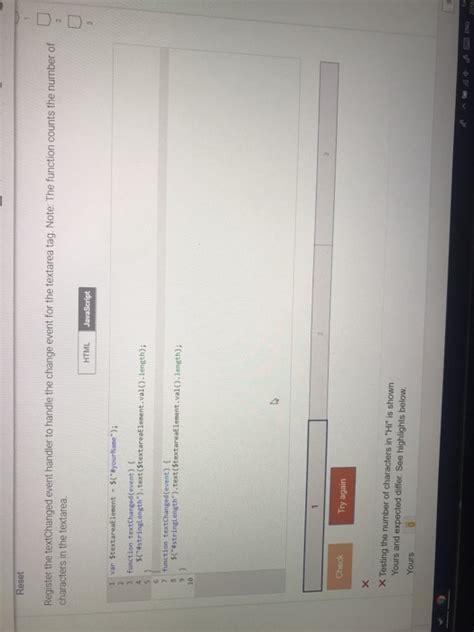 solved jquery events activity 9 3 1 reset register the