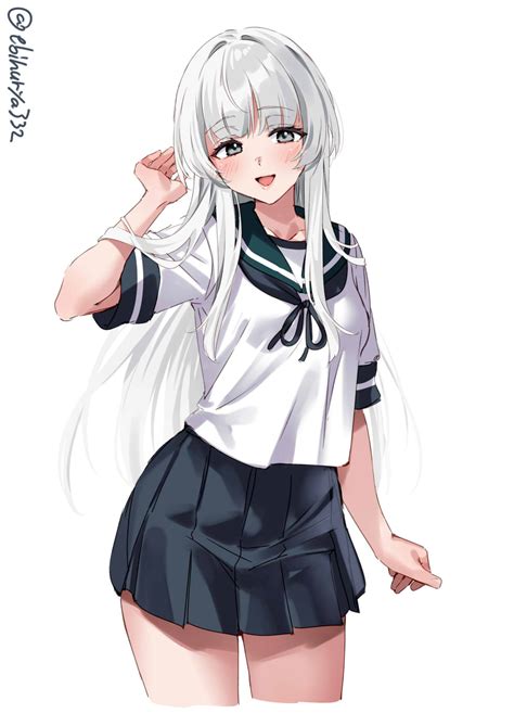 Shirakumo Kantai Collection Drawn By Ebifurya Danbooru