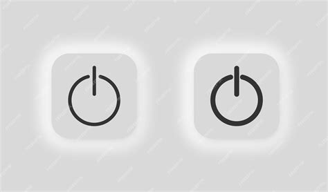 Premium Vector Power Icon Collection Power Button Power Off Symbol Sign Switch Vector
