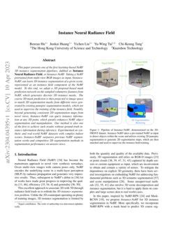 Instance Neural Radiance Field DeepAI