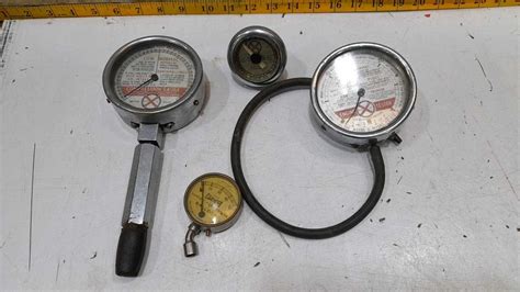 Lot 46 4x Engine Test Guages