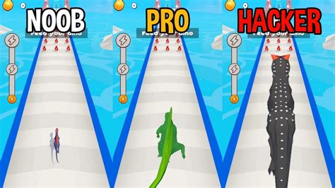 NOOB Vs PRO Vs HACKER In Dino Rush YouTube
