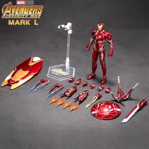 디즈니 마블 오리지널 아이언 맨 Mk1 Mk2 Mk3 Mk4 Mk5 Mk6 Mk7 Mk42 7 Collectible