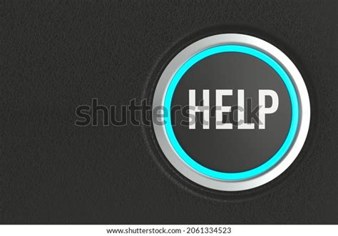 push button text help on dark stock illustration 2061334523 shutterstock