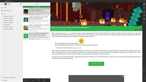 windows 10 universal app von feedlab startet offiziell dr windows