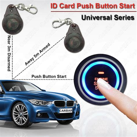 Buy Car Rfid Alarm Push Start Button 2 4g Wireless