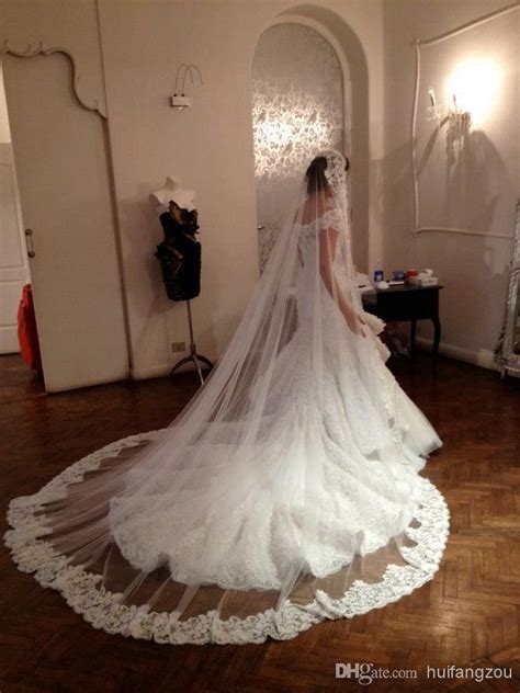 Cathedral Length Spanish Veil Long Veils Bridal Wedding Bridal Veils