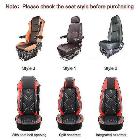 Truck Lorry Bus Seat Cover Cushion For Scania Iveco Isuzu Volvo Benz