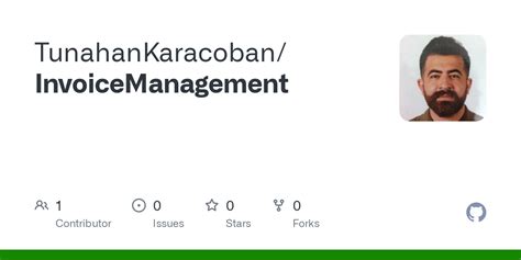 GitHub TunahanKaracoban InvoiceManagement