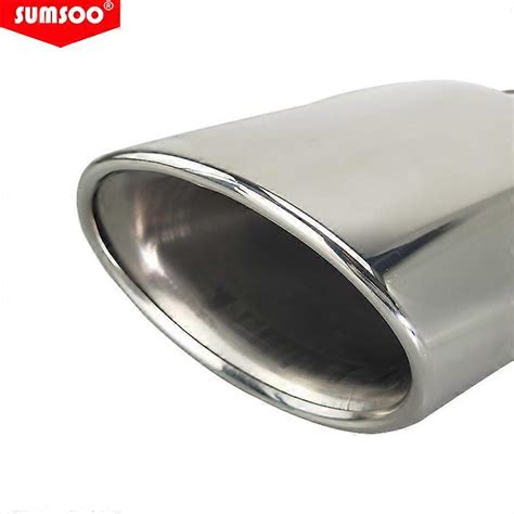 Genuine Sumsoo 1 Piece Oval Exhaust Tip For Benz W204c Class Modifiy