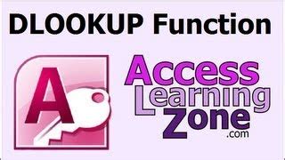 Microsoft Access Equivalent Of An Excel Vlookup Function With