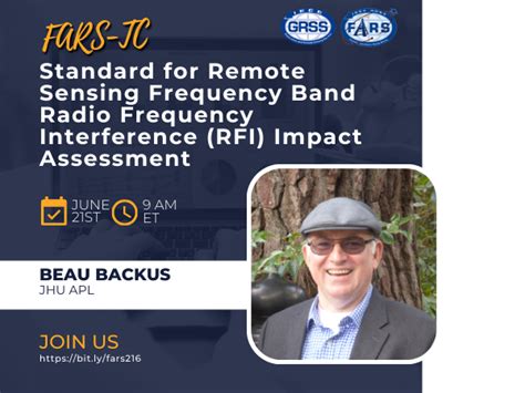 Standard For Remote Sensing Frequency Band Radio Frequency Interference Rfi Impact Assessment