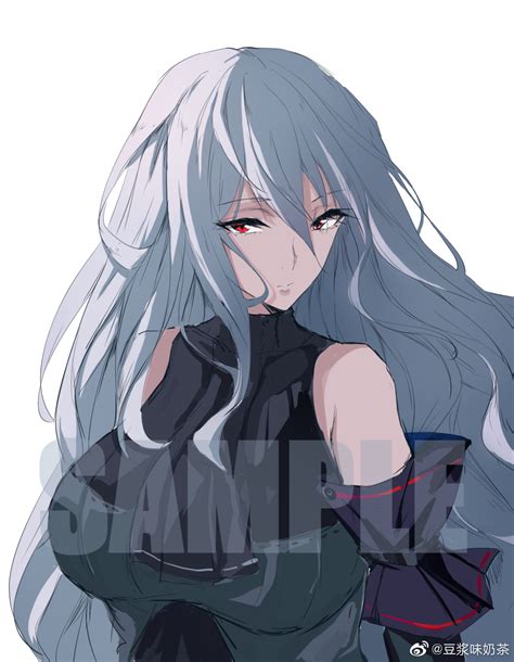 Safebooru 1girl Angelique Arknights Bangs Bare Shoulders Breasts
