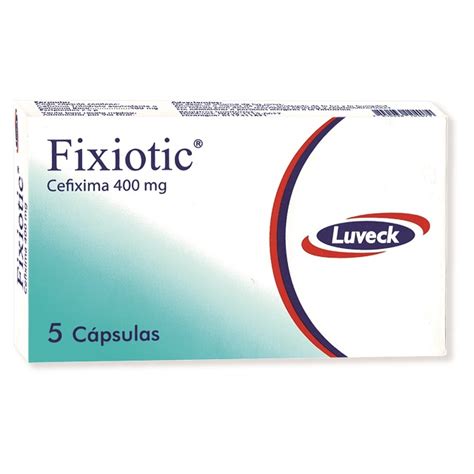 Fixiotic 400 Mg X 5 Capsulas Farmacias Ave Fenix