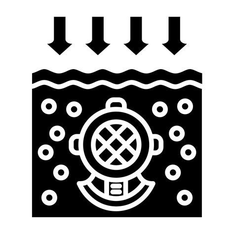 Deep Diving Icon Style 21192056 Vector Art At Vecteezy