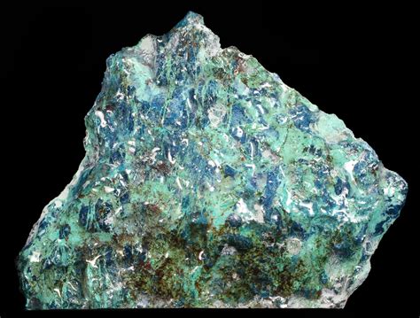 3 5 Polished Chrysocolla Azurite And Malachite Slab Siberia For Sale