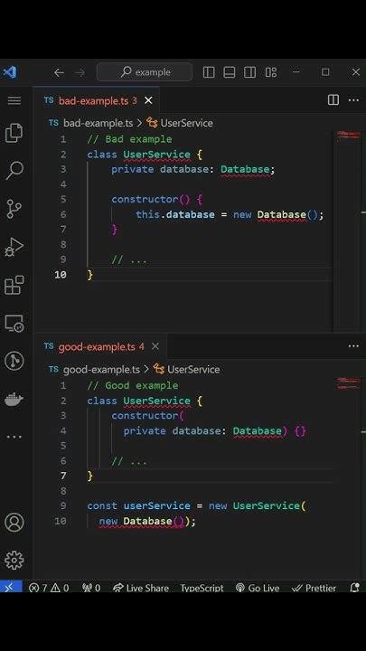 Clean Code Dependency Injection Typescript Cleancode Programming