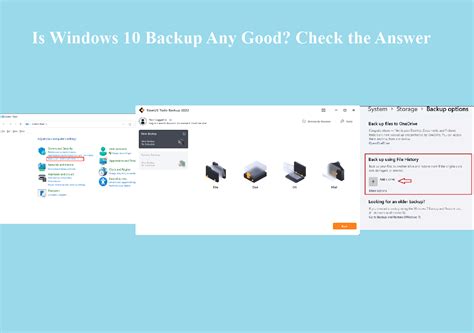 Is Windows 10 Backup Any Good Check The Answer EaseUS