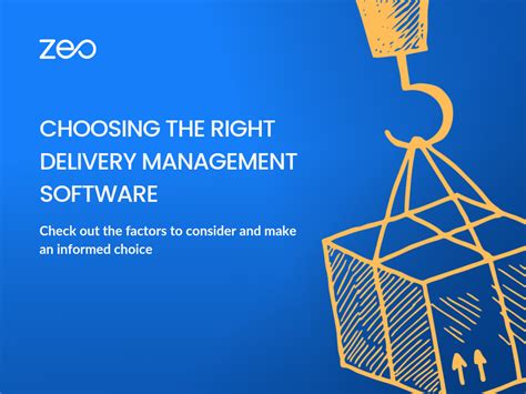 How To Choose The Right Delivery Management Software