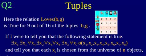 Discrete Mathematics Tuples And Multiple Quantifiers Mathematics