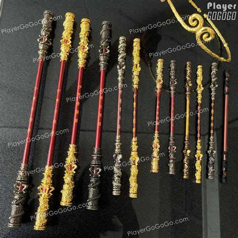 Black Myth Wukong Ruyi Jin Gu Bang Miniature Wukong Gear Pieces