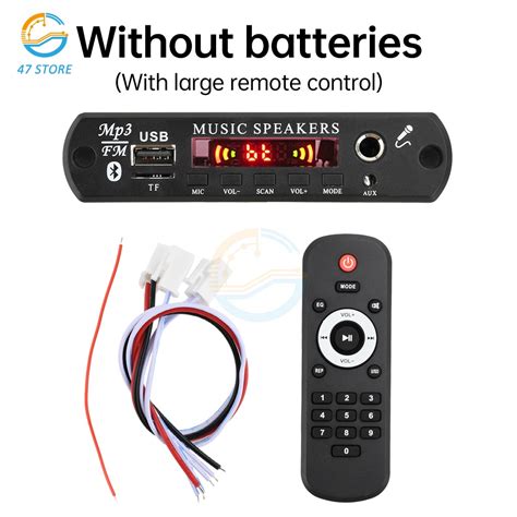 Jual Dc 6 24v Mp3 Bluetooth Decoder Board Audio Decoding Module Power 2 80w With Amplifier Audio