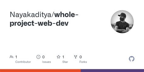 Github Nayakaditya Whole Project Web Dev