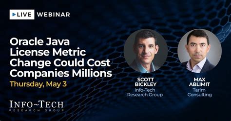Robin Jarvis On Linkedin Oracle Java License Webinar