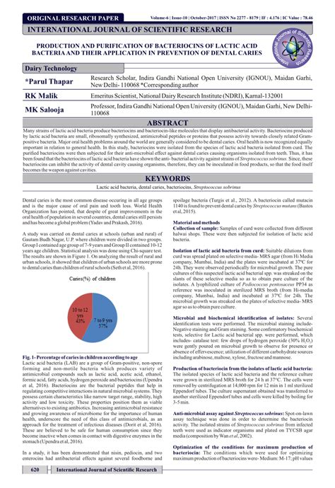Pdf Production And Purification Of Bacteriocins Of Lactic Acid Bacteria And Their Application