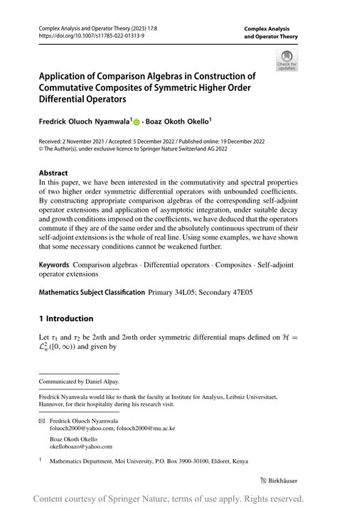 Application Of Comparison Algebras In Construction Of Commutative