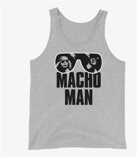 Macho Man Randy Savage Sunglasses Unisex Tank Macho Man Randy