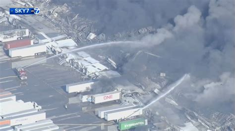 Tracy Warehouse Fire Live Updates Massive Fire Destroys Medline Inc