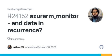 Azurermmonitorautoscalesetting End Date In Recurrence · Issue 24152 · Hashicorpterraform