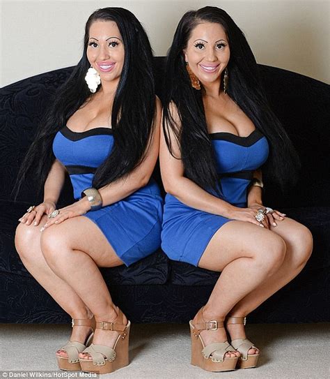 Lucy And Anna DeCinque Who Share A Babefriend Named World S Most Identical Twins Daily Mail Online