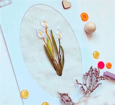 Вышивка лентами для начинающих пошагово Мастер класс