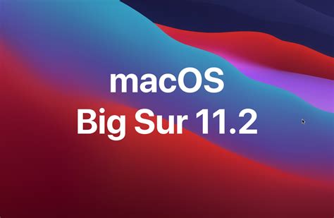 Macos Big Sur