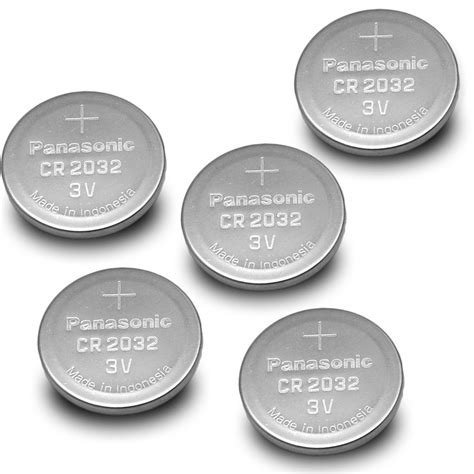 Panasonic Cr2032 5pk Cr2032 3v Lithium Coin Battery Pack