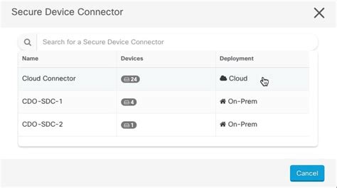Cisco Defense Orchestrator를 사용한 온프레미스 Fmc 관리 디바이스 및 서비스 온보딩 Cisco