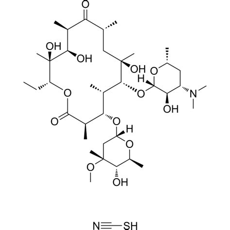 Erythromycin Thiocyanate Antibiotic Medchemexpress