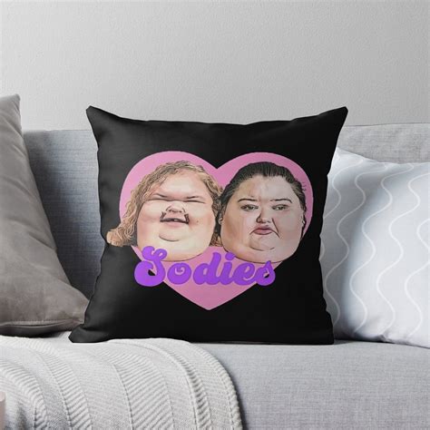 1000lb Sisters Sodies Heart Throw Pillow By Iqenadak In 2025 Sisters